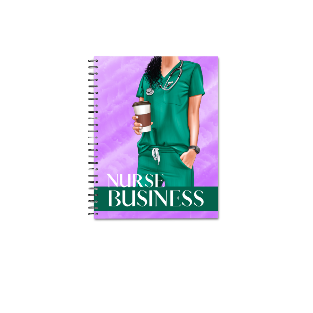 Notebook [Spiral] - Nurse Business – Takiyah T. Designs